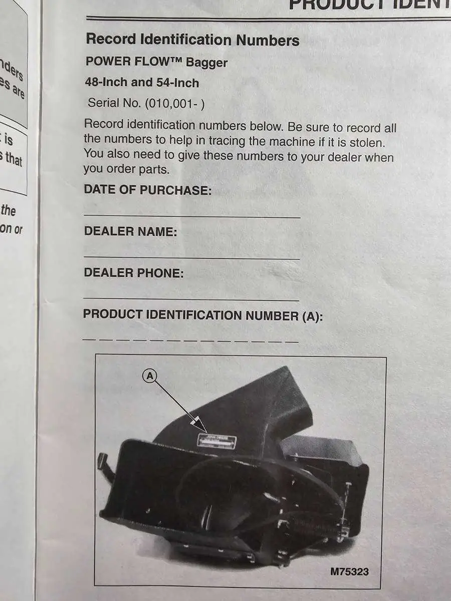 Diagrama de piezas del recolector John Deere 46 Power Flow