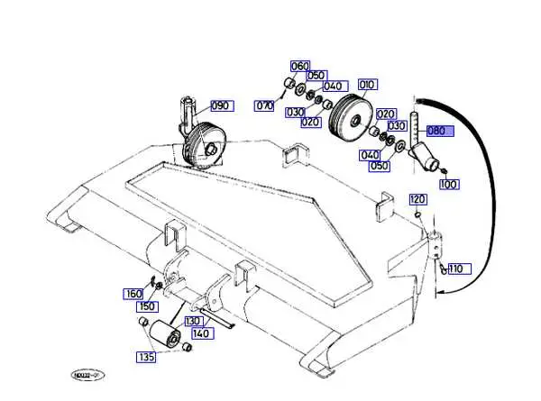 Diagrama de Piezas John Deere LX 176