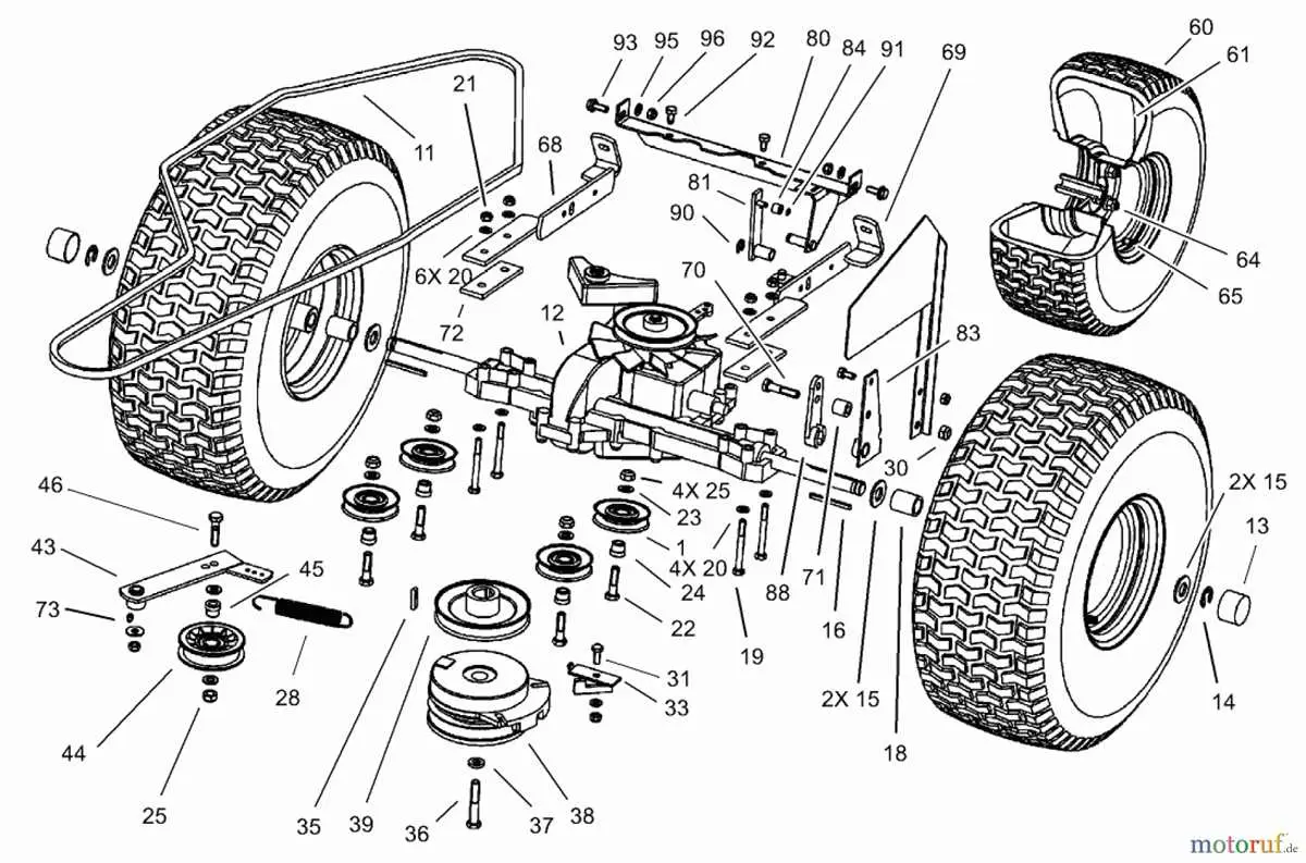 Diagrama de piezas John Deere 170