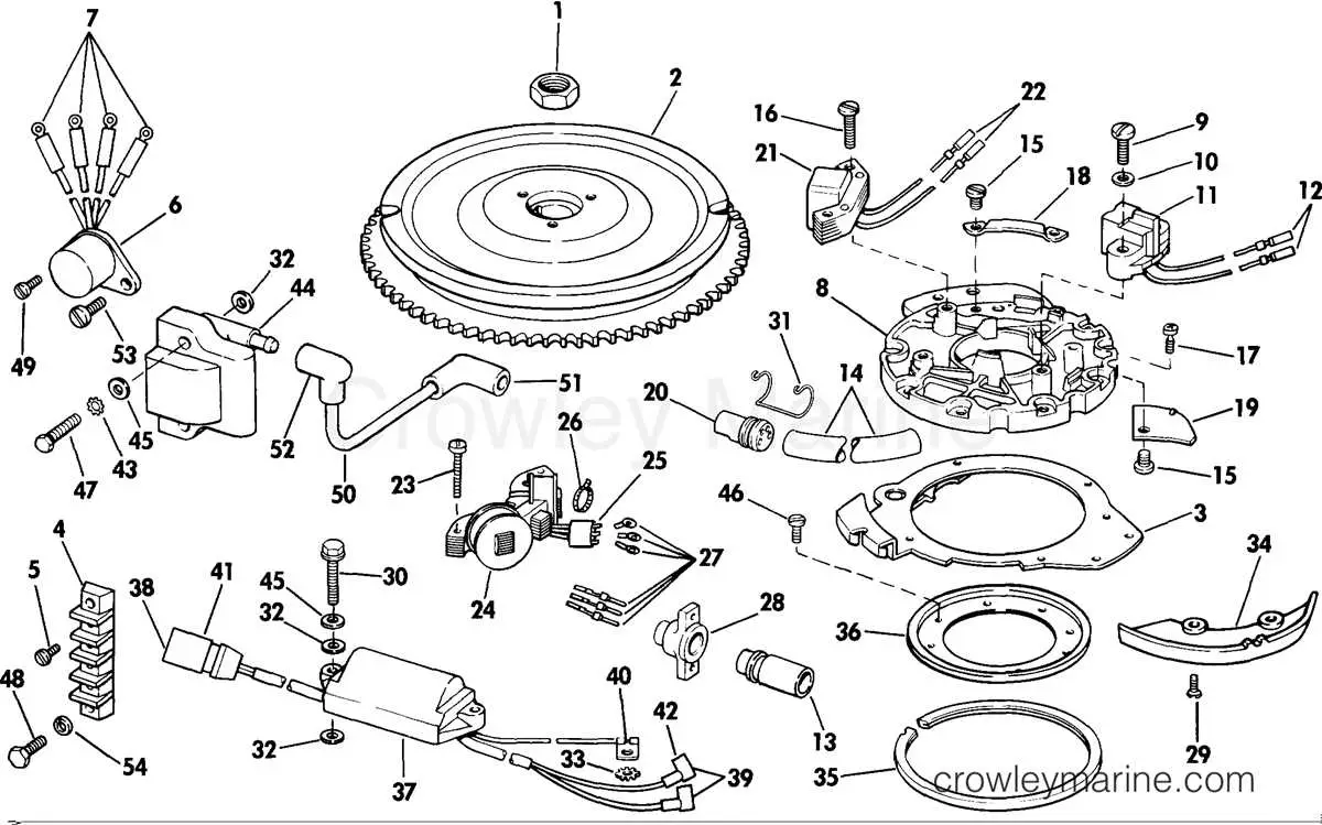 Diagrama de encendido explosivo cortacésped John Deere