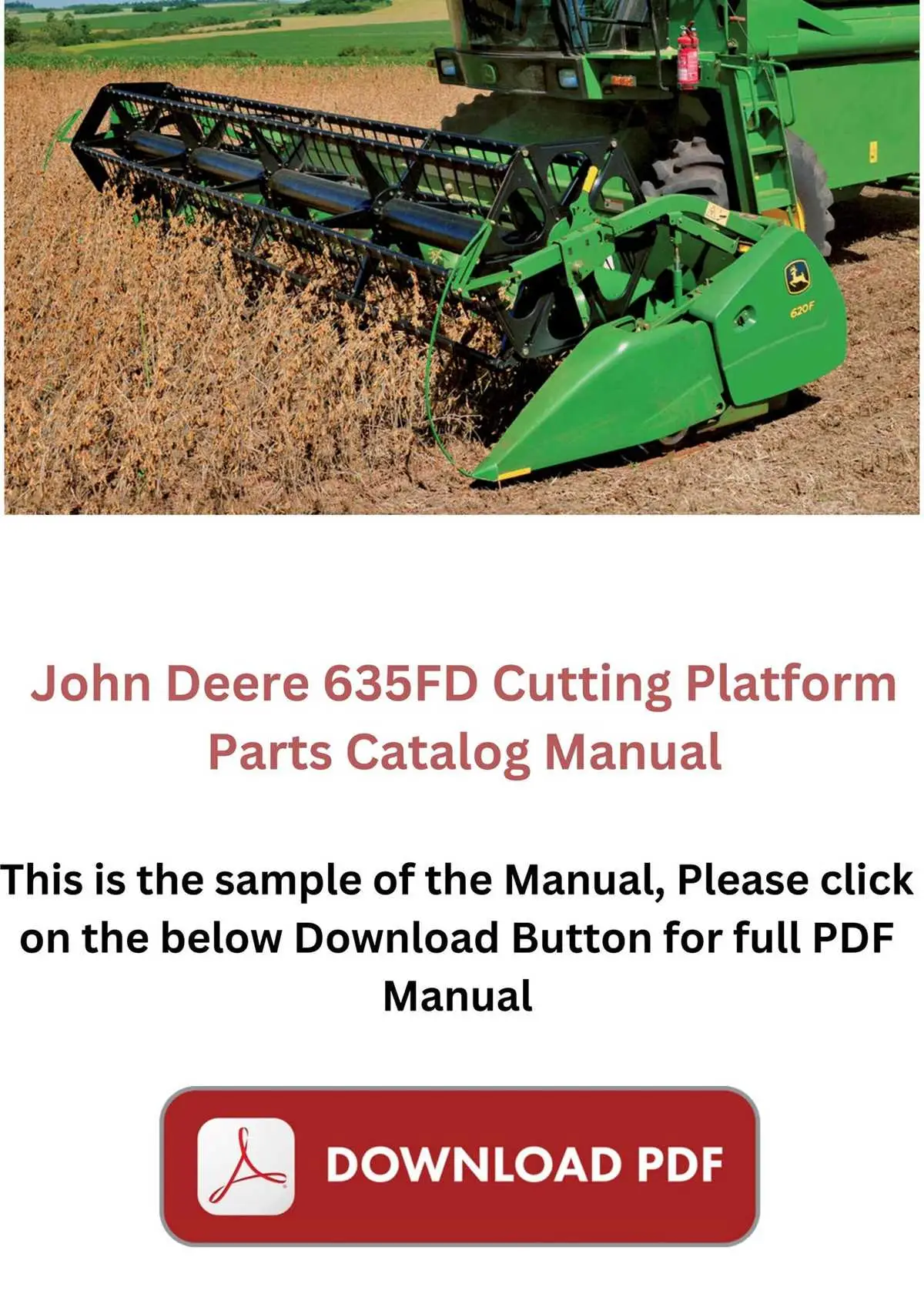 Diagrama John Deere 25635 detalles y especificaciones