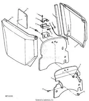 Diagrama del motor John Deere 855