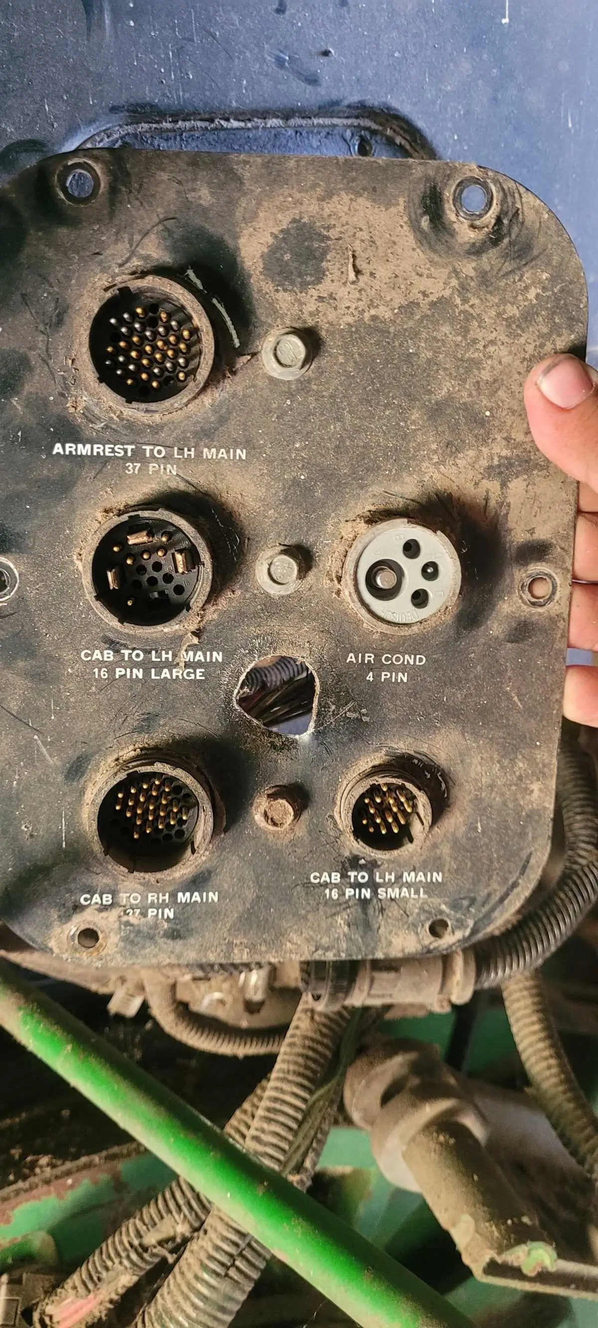 Diagrama de cableado de cosechadora John Deere 9500