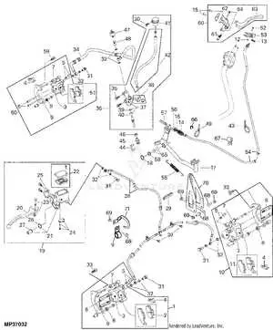 Diagrama de Piezas del John Deere Buck 500