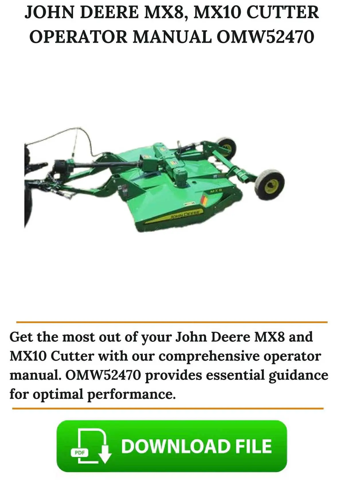 Diagrama de piezas John Deere MX8