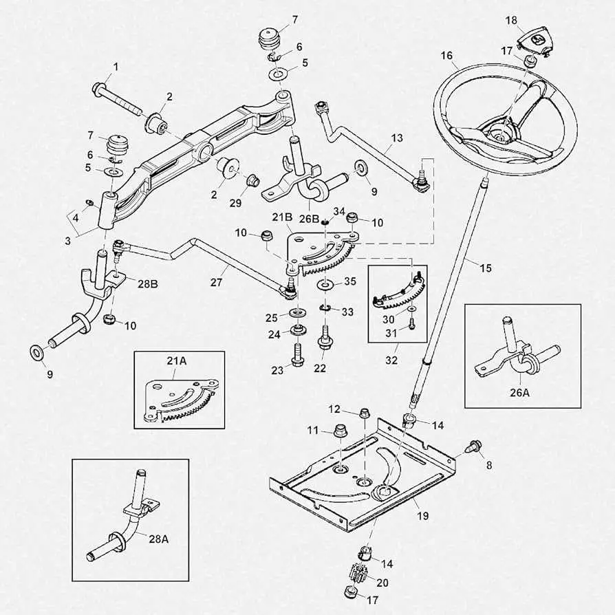 Diagrama de piezas John Deere L110