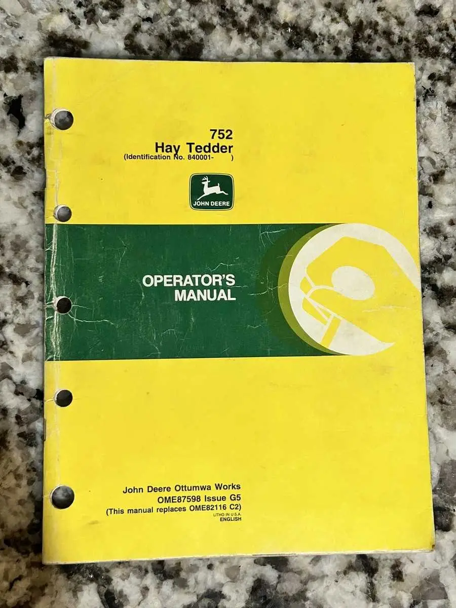 Diagrama de piezas del esparcidor John Deere 752
